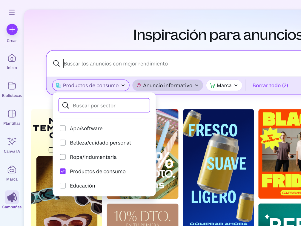 Canva Anuncios - Generador de anuncios con IA | Anuncios de alto ...