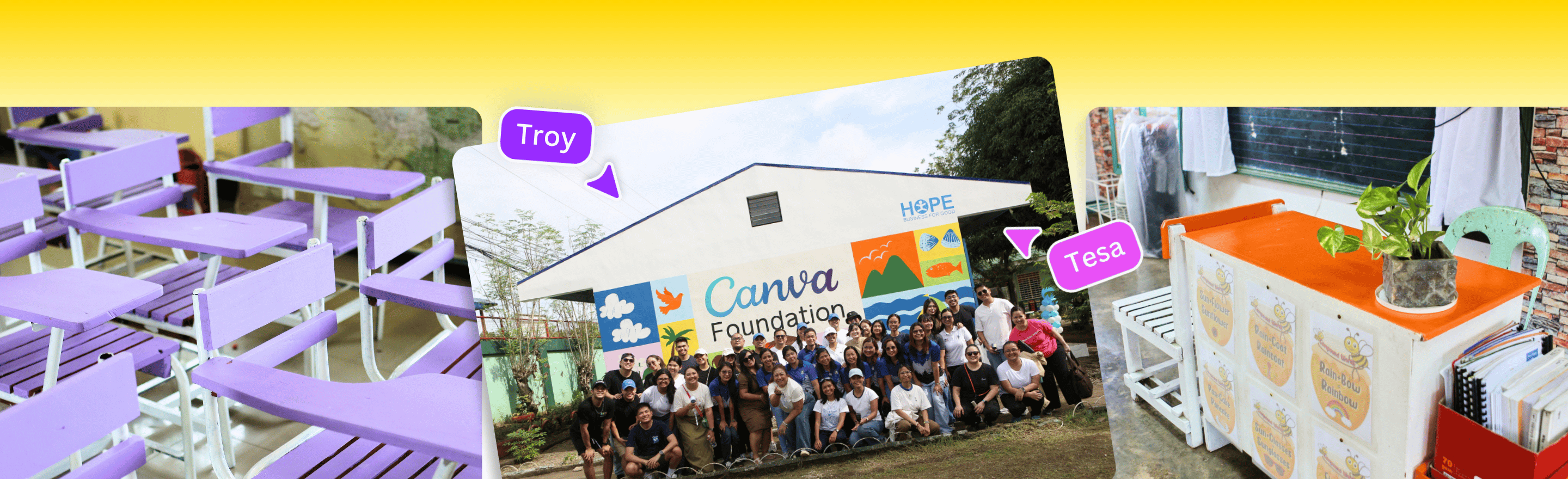 A classroom to count on: How we helped rebuild two schools after ...