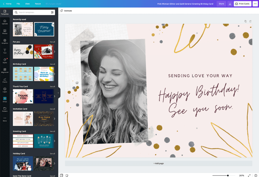 Free Online Card Maker - Create Custom Card Designs | Canva