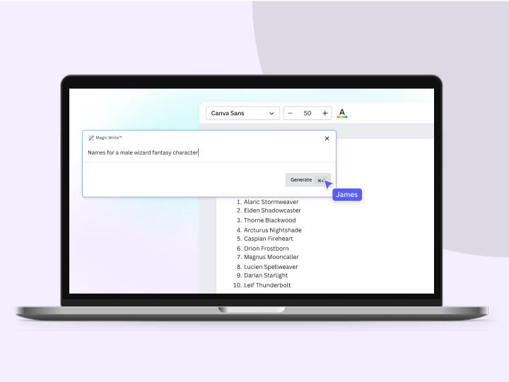 AI Book Title Generator | Canva