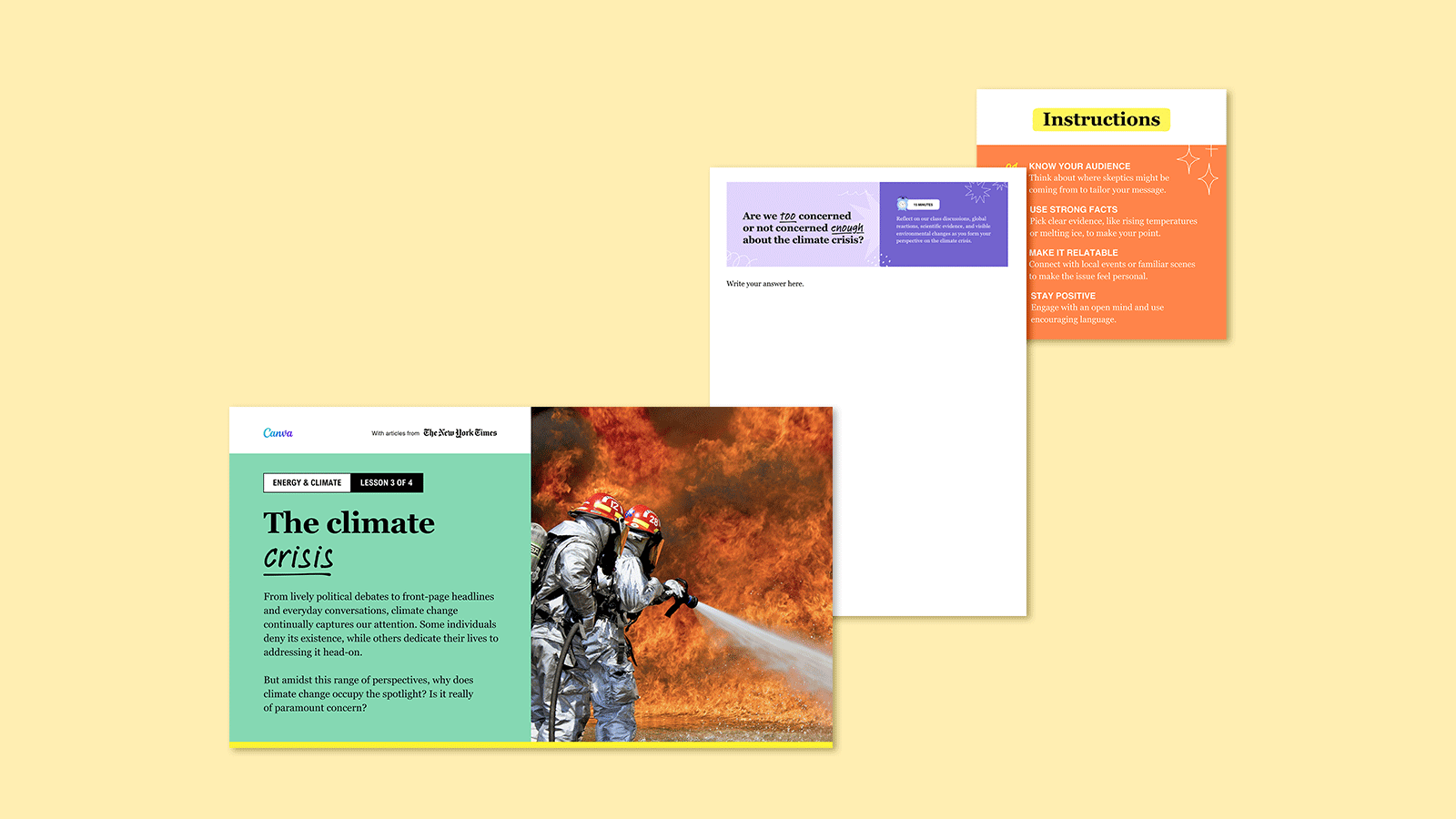 Becoming a Critical Thinker: Energy Lesson 3 - The Climate Crisis