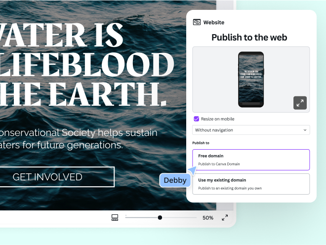 Design sito web: progetta il design del tuo sito web gratis | Canva