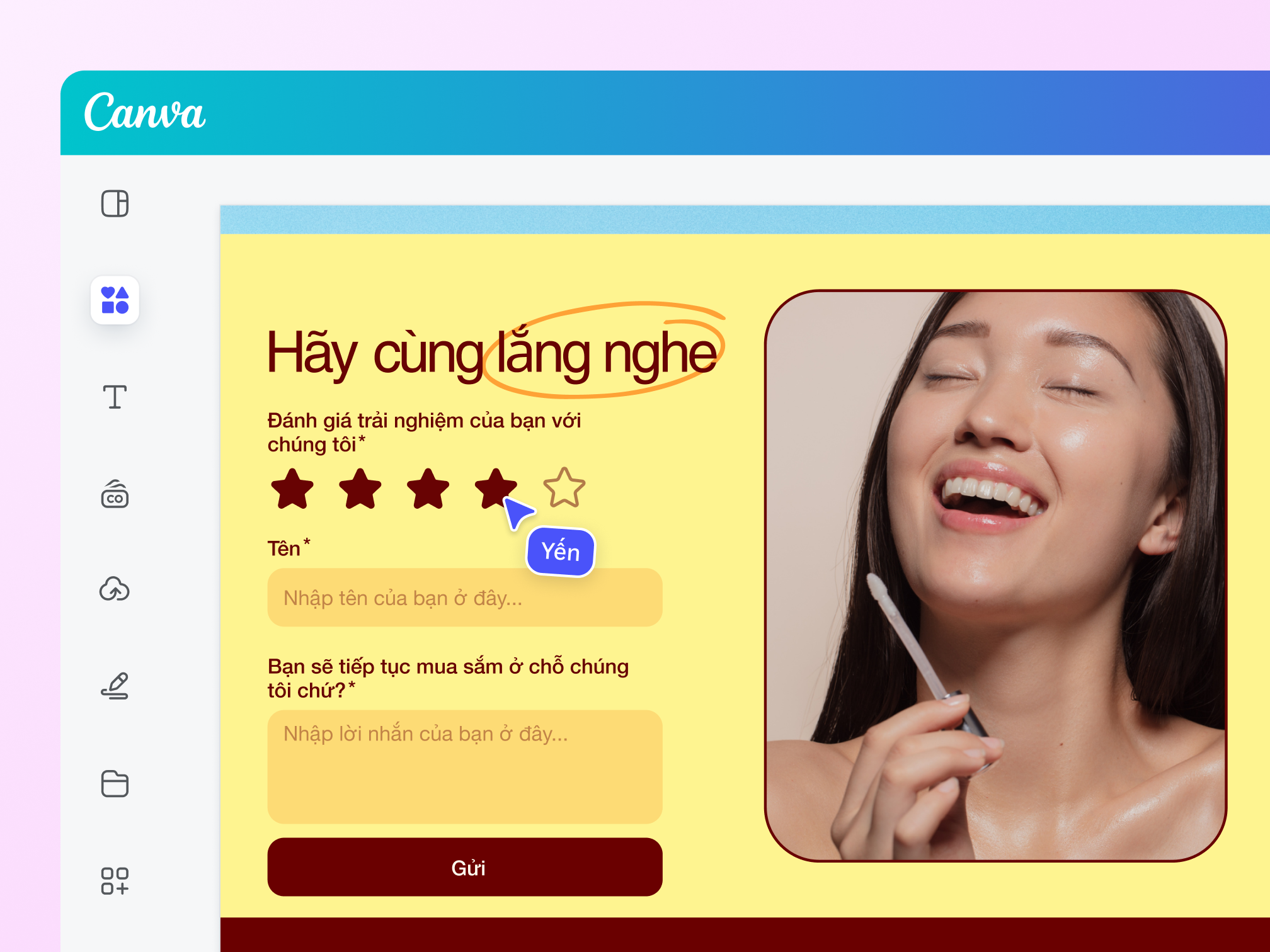 Trình tạo biểu mẫu trực tuyến miễn phí | Thiết kế form đẹp | Canva