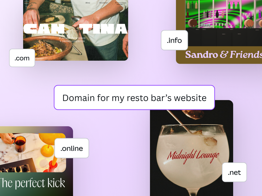 Domain Name Generator: Get domain name ideas with ease | Canva