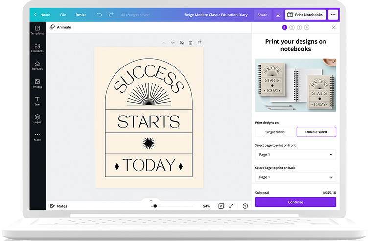 Diseñar e imprimir postales online | Canva