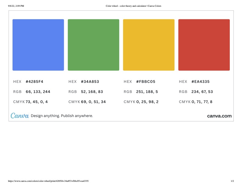 100 color combination ideas and examples | Canva