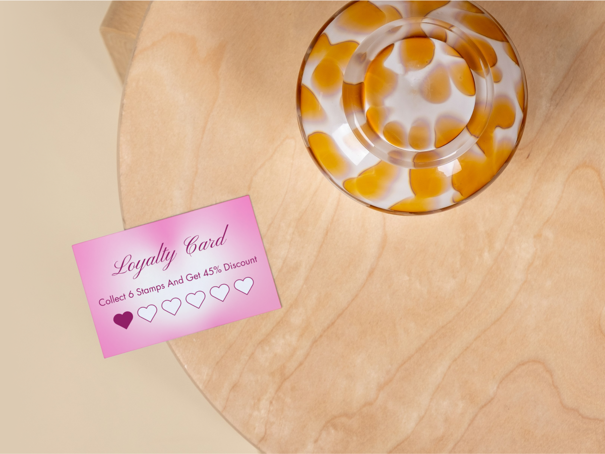 Design and print loyalty cards online | Canva