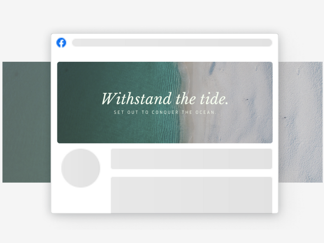 Design graphics for Facebook with Canva