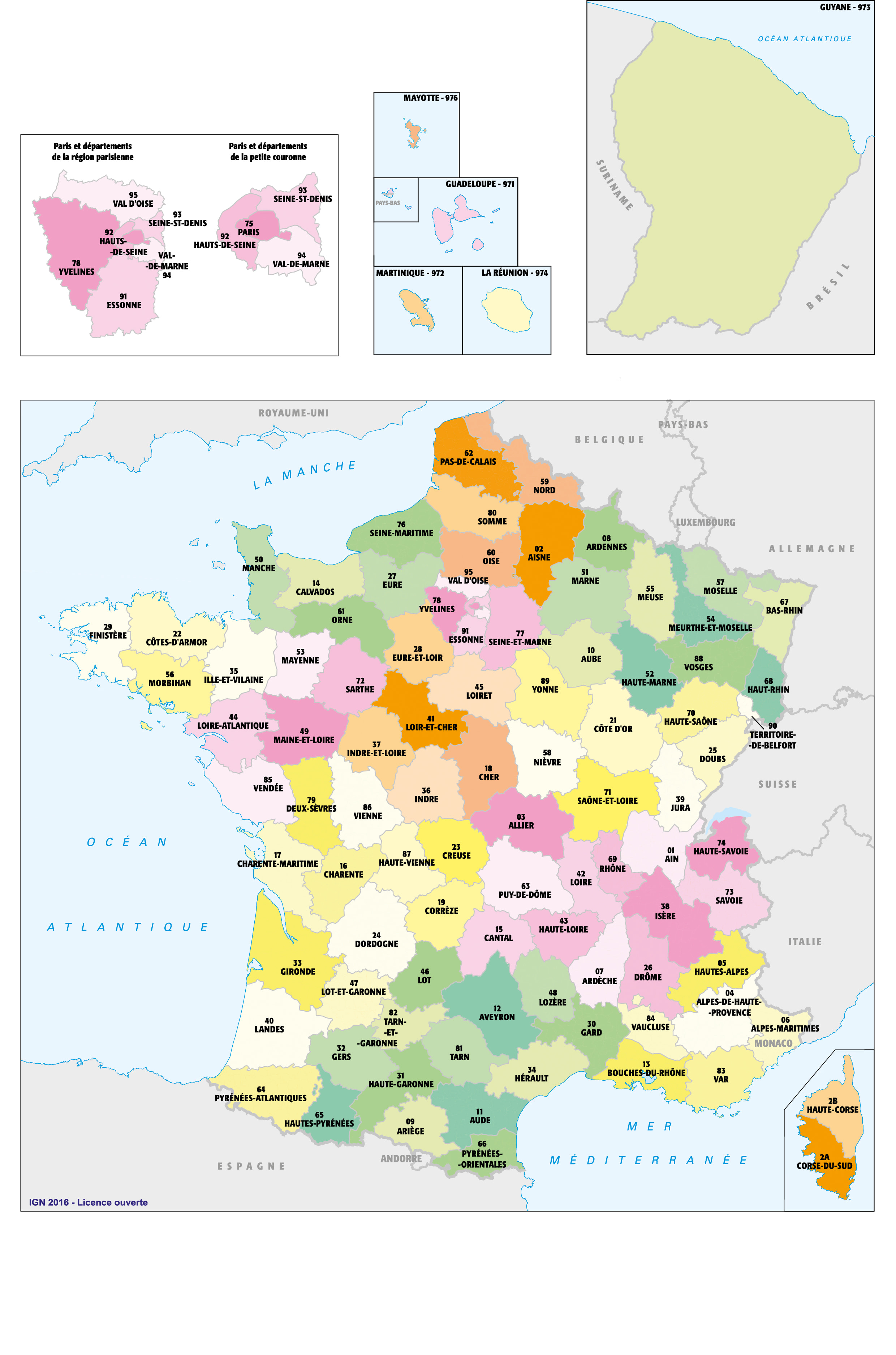 50 modèles de carte vierge du Monde, France & Europe | Canva