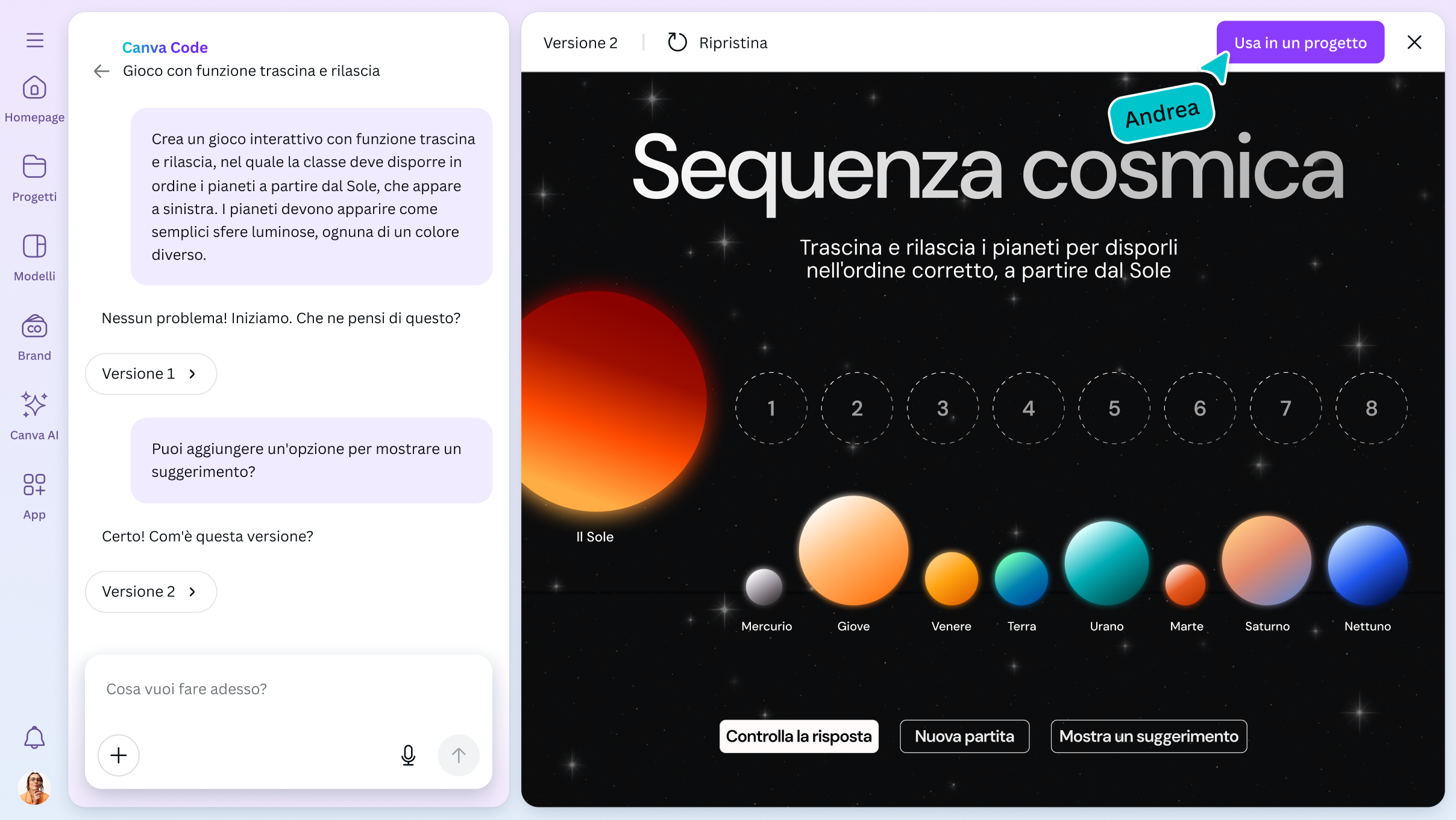 AI code generator: generatore codice AI per i tuoi progetti | Canva