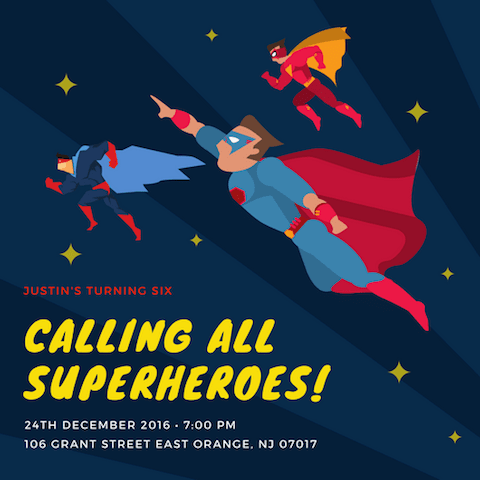 30+ Superhero Party Ideas - Canva