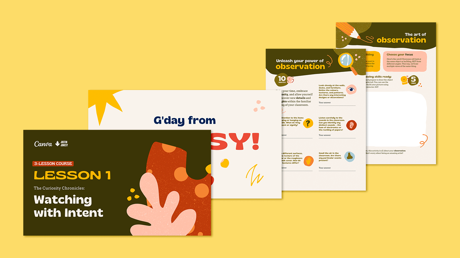 The Curiosity Chronicles: Lesson 1 - Watching with Intent