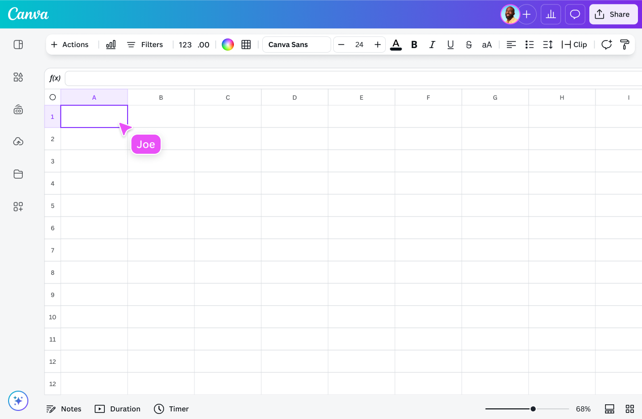 Canva Sheets: Free Visual Spreadsheets | Canva