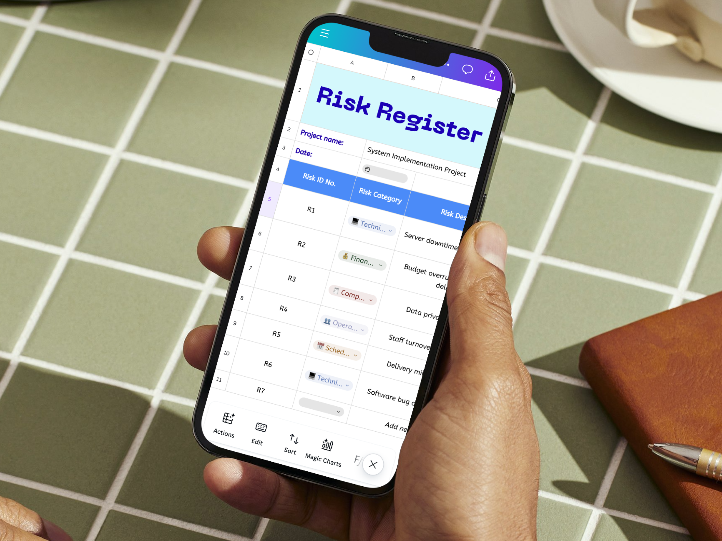 Risk register: Free templates and how-to guide | Canva