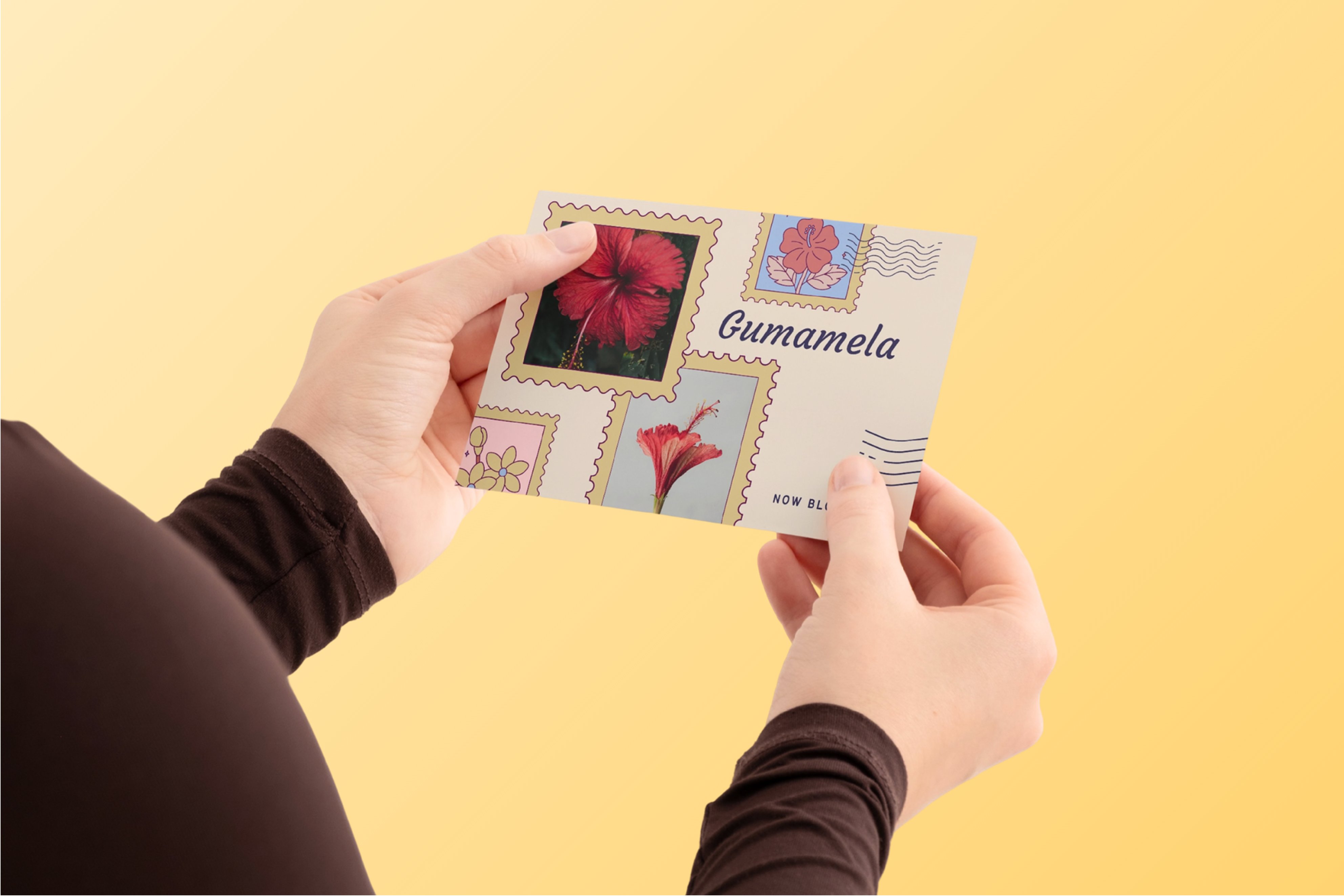 Free postcard mockup generator | Canva