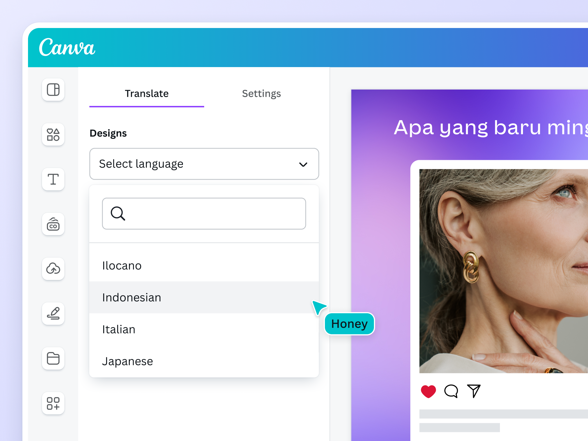 AI Pembuat Caption Instagram | Canva