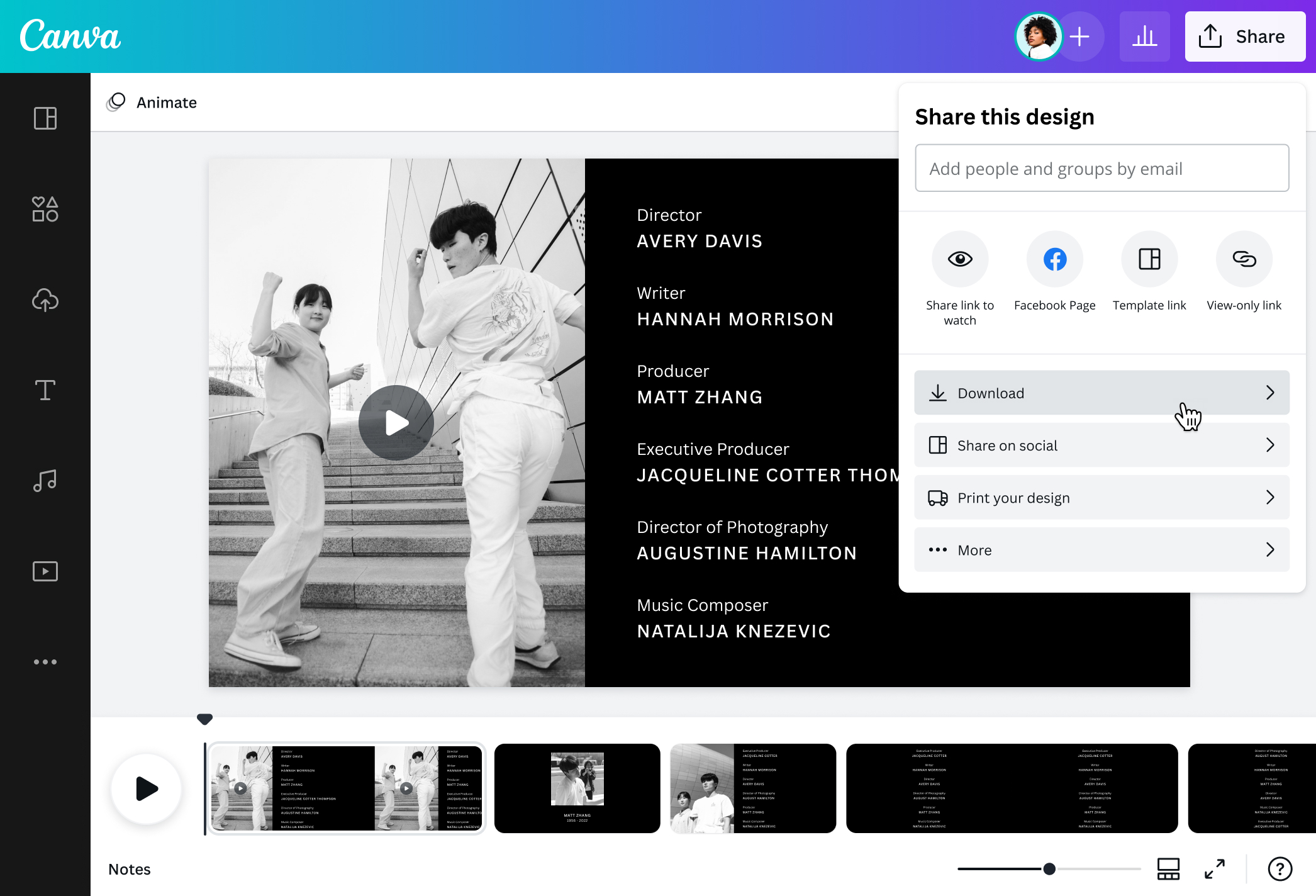 Free Movie Maker - Create a Movie Online | Canva