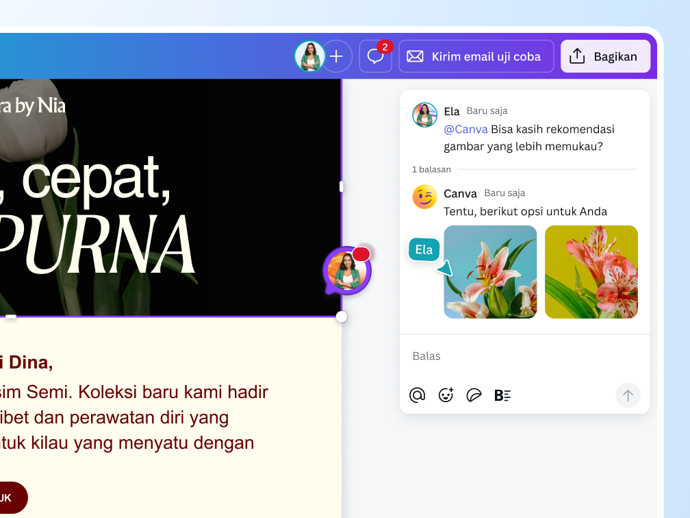 Pembuat desain email online gratis | Canva