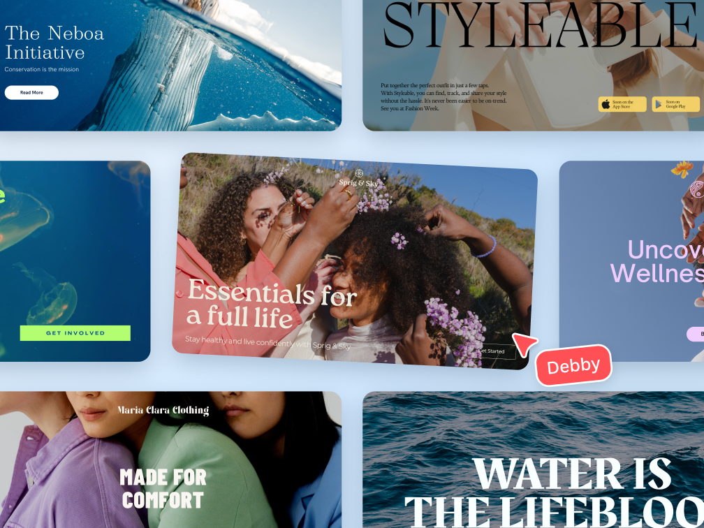 Progettazione siti web: crea il design del tuo sito web gratis | Canva