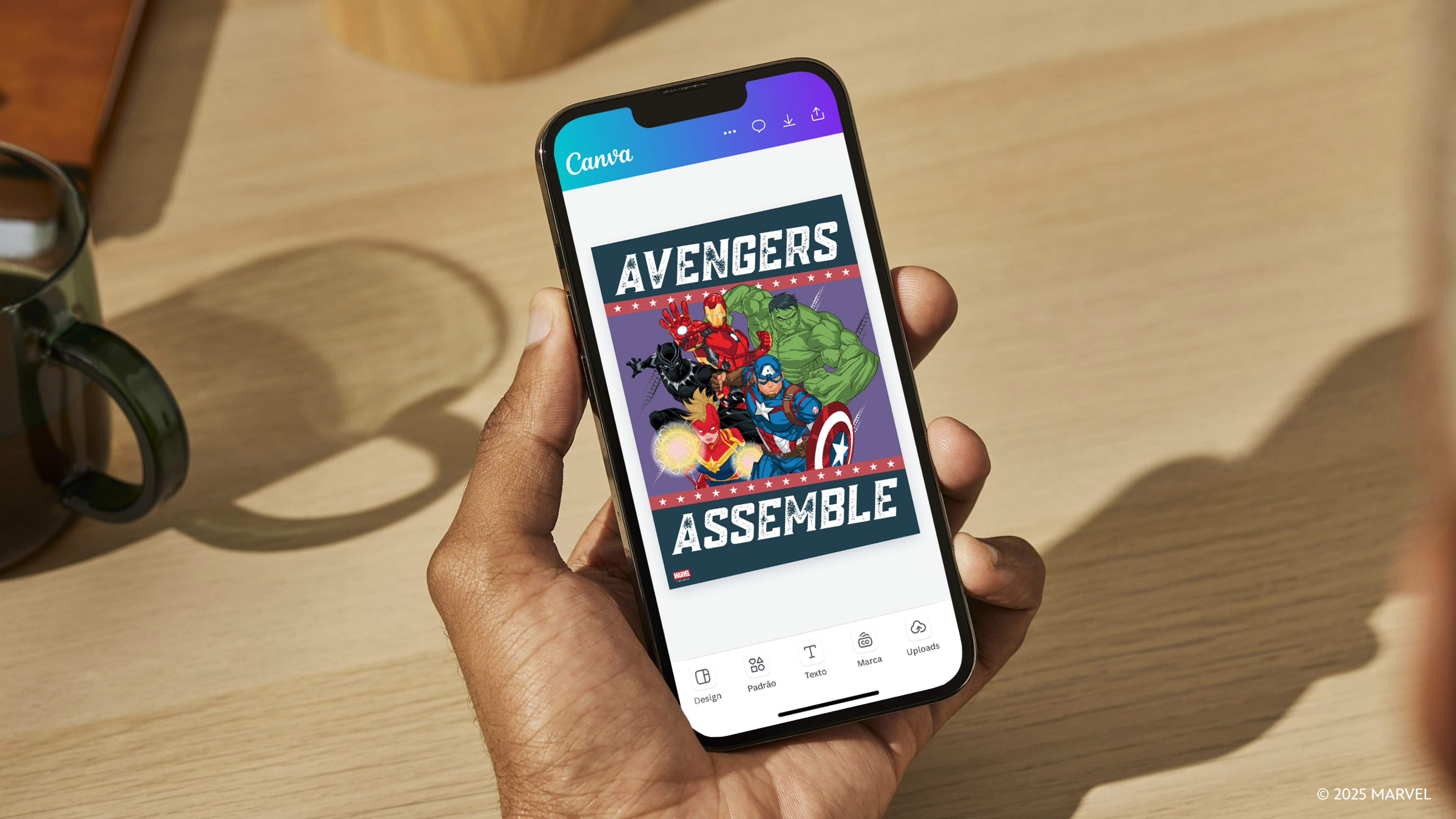 Use seus superpoderes de design: chegaram os novos modelos da Marvel