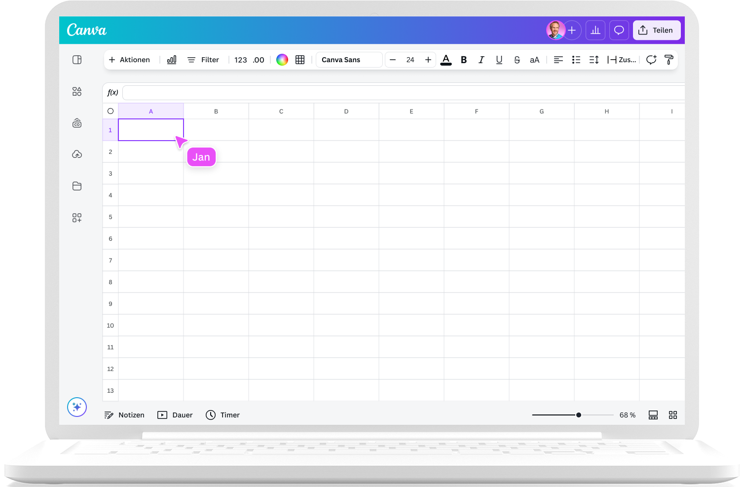 Canva Sheets: Online-Spreadsheet kostenlos erstellen | Canva