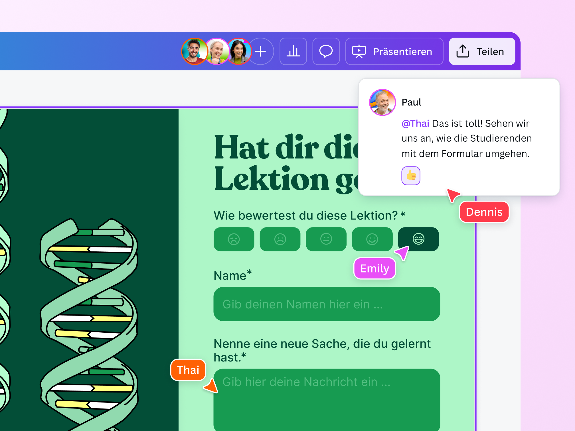 Kostenlos online Formulare erstellen | Canva