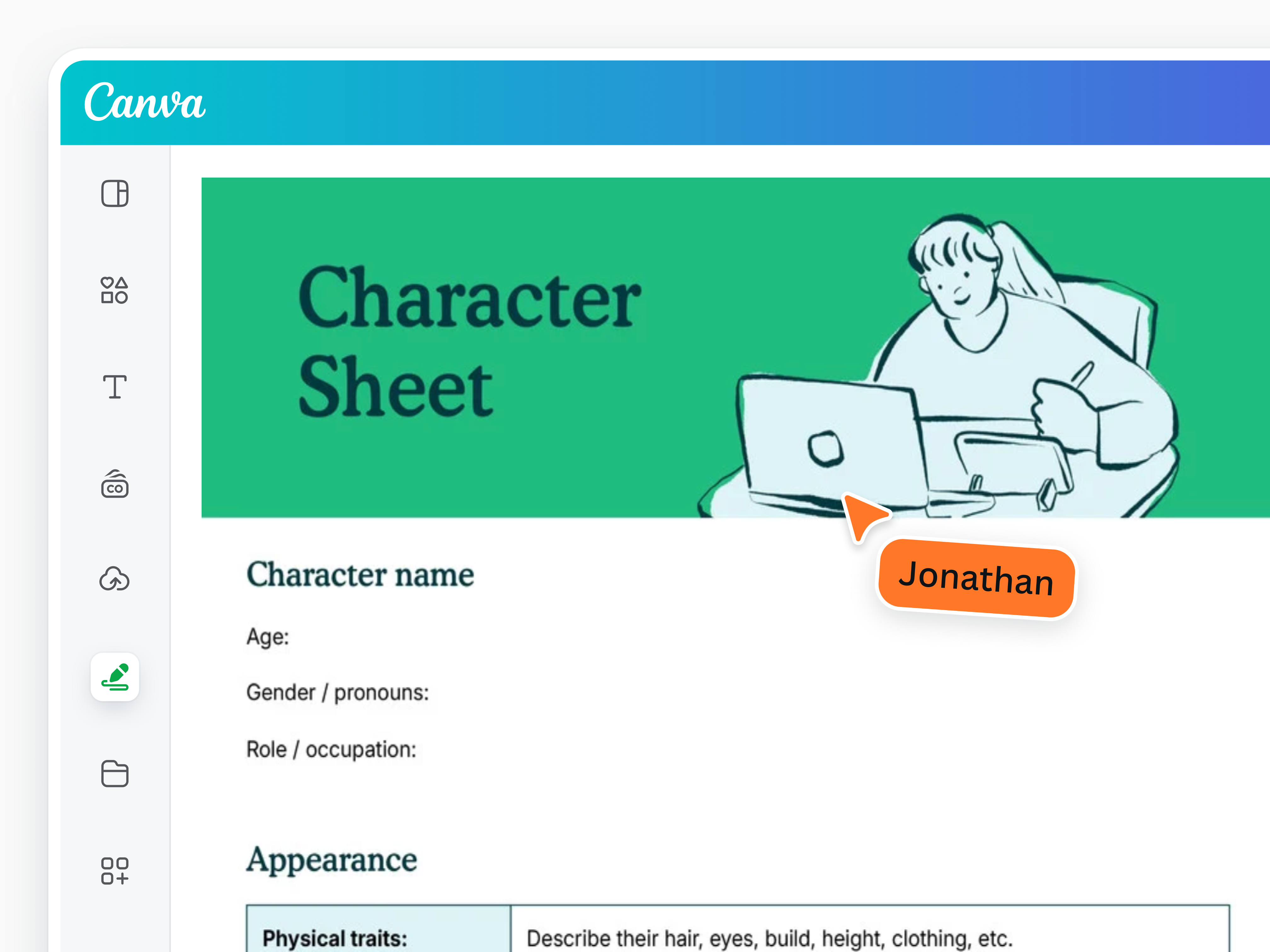 What is a Character Sheet Template? (Examples and Tips) | Canva