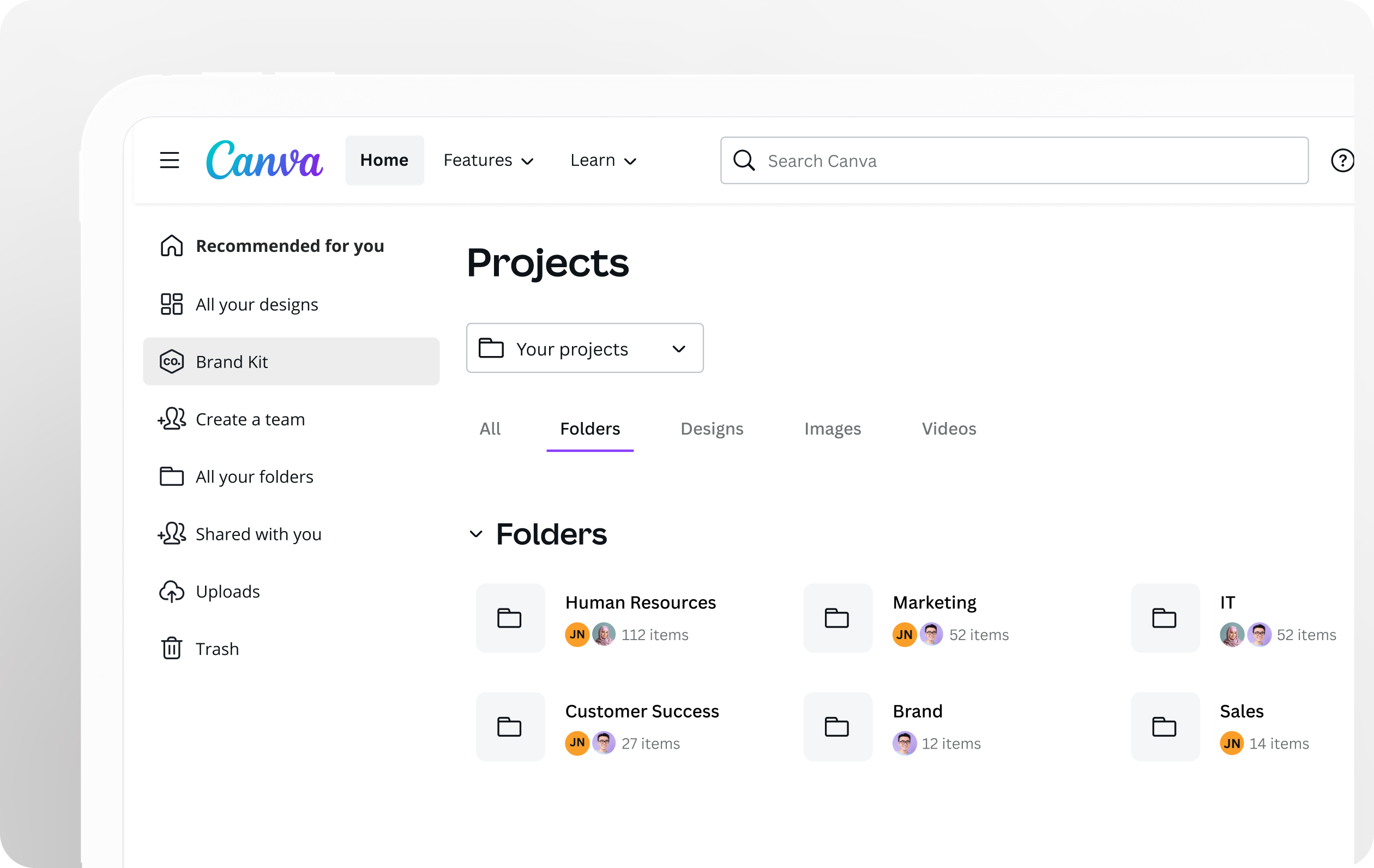 Digital asset management tools helping you stay organized | Canva Business