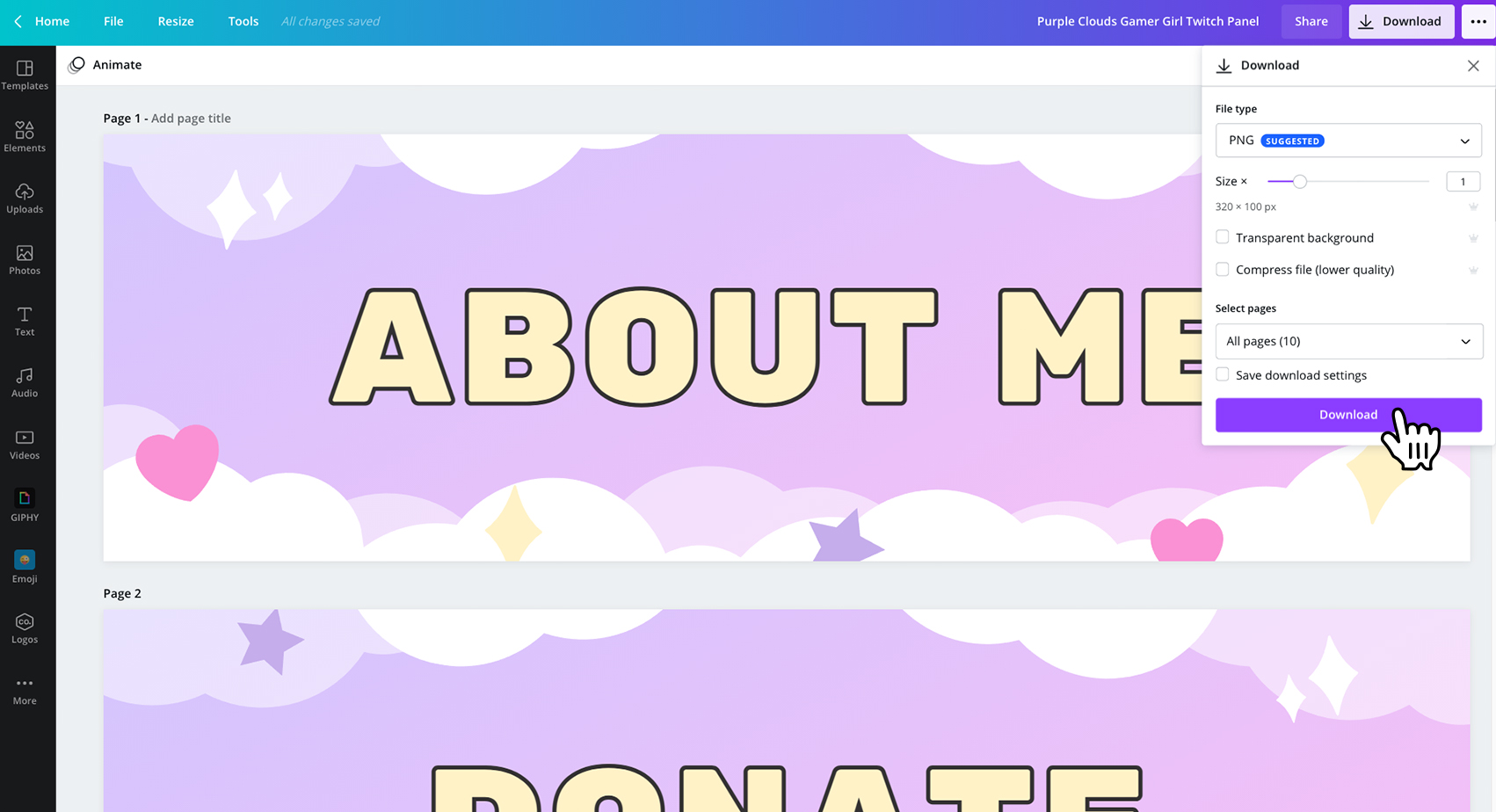 Free Twitch Panel Maker - Create Twitch Panels Online | Canva
