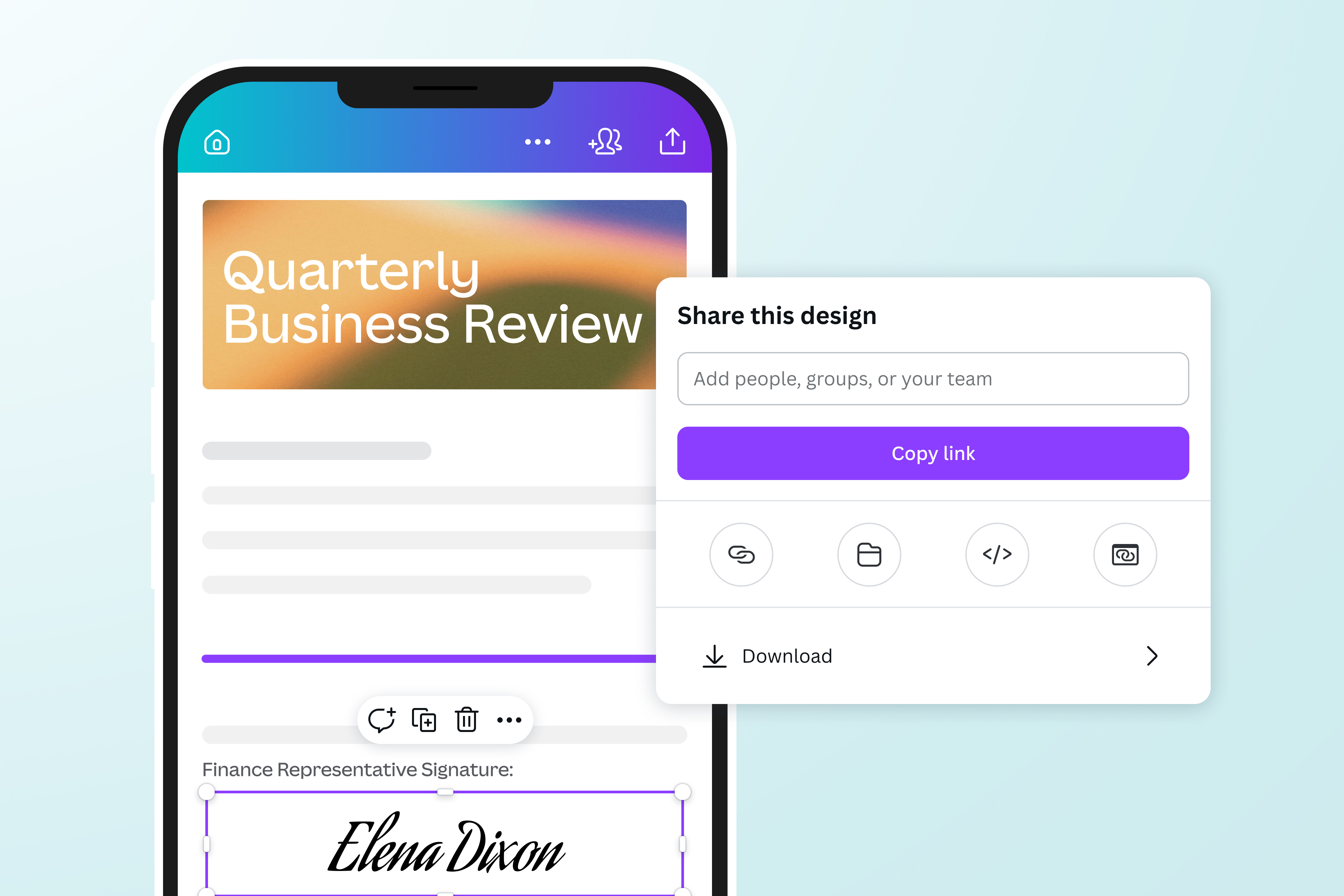 Sign documents online: Add your signature on any file