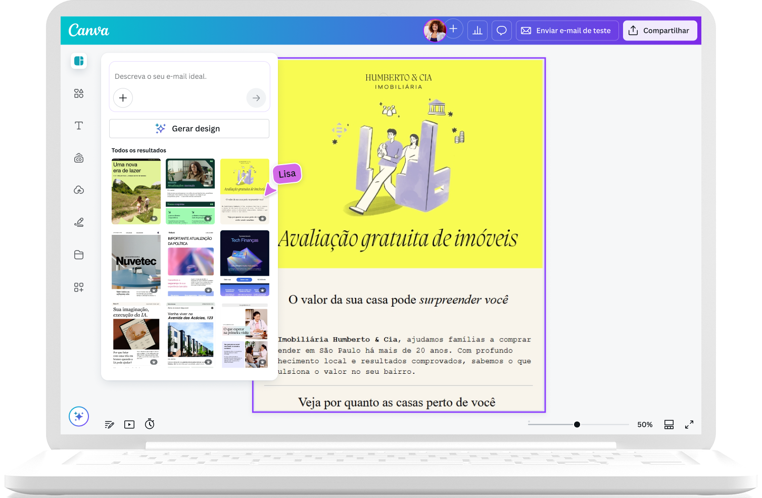 Cria um design de e-mail: Cria e-mails bonitos gratuitamente | Canva