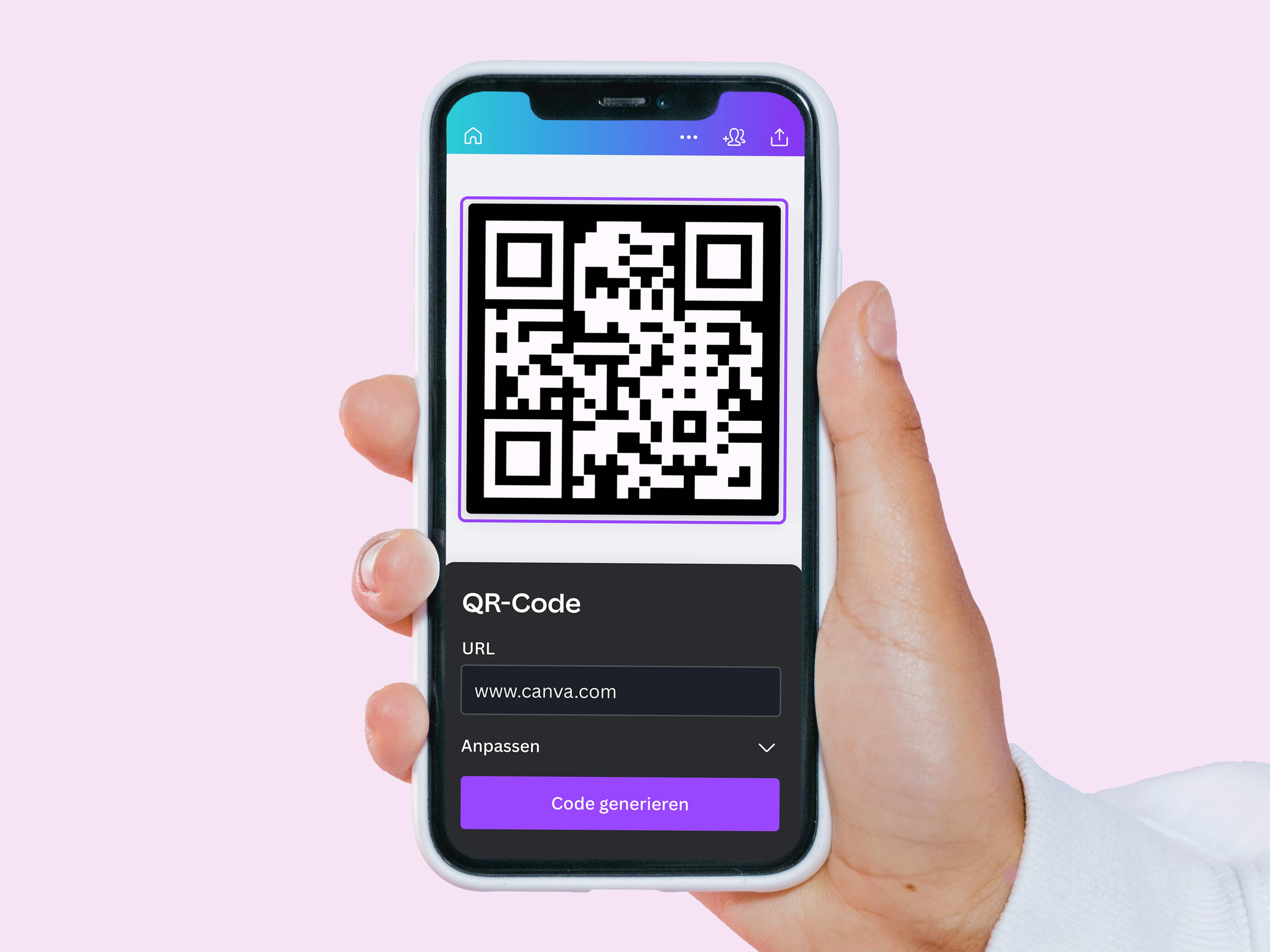 Kostenloser QR-Code-Generator | QR-Codes erstellen | Canva