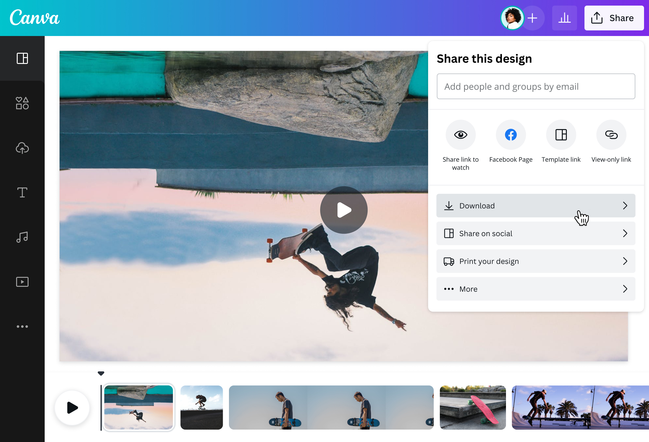 Girar videos - Rota tus videos online gratis | Canva