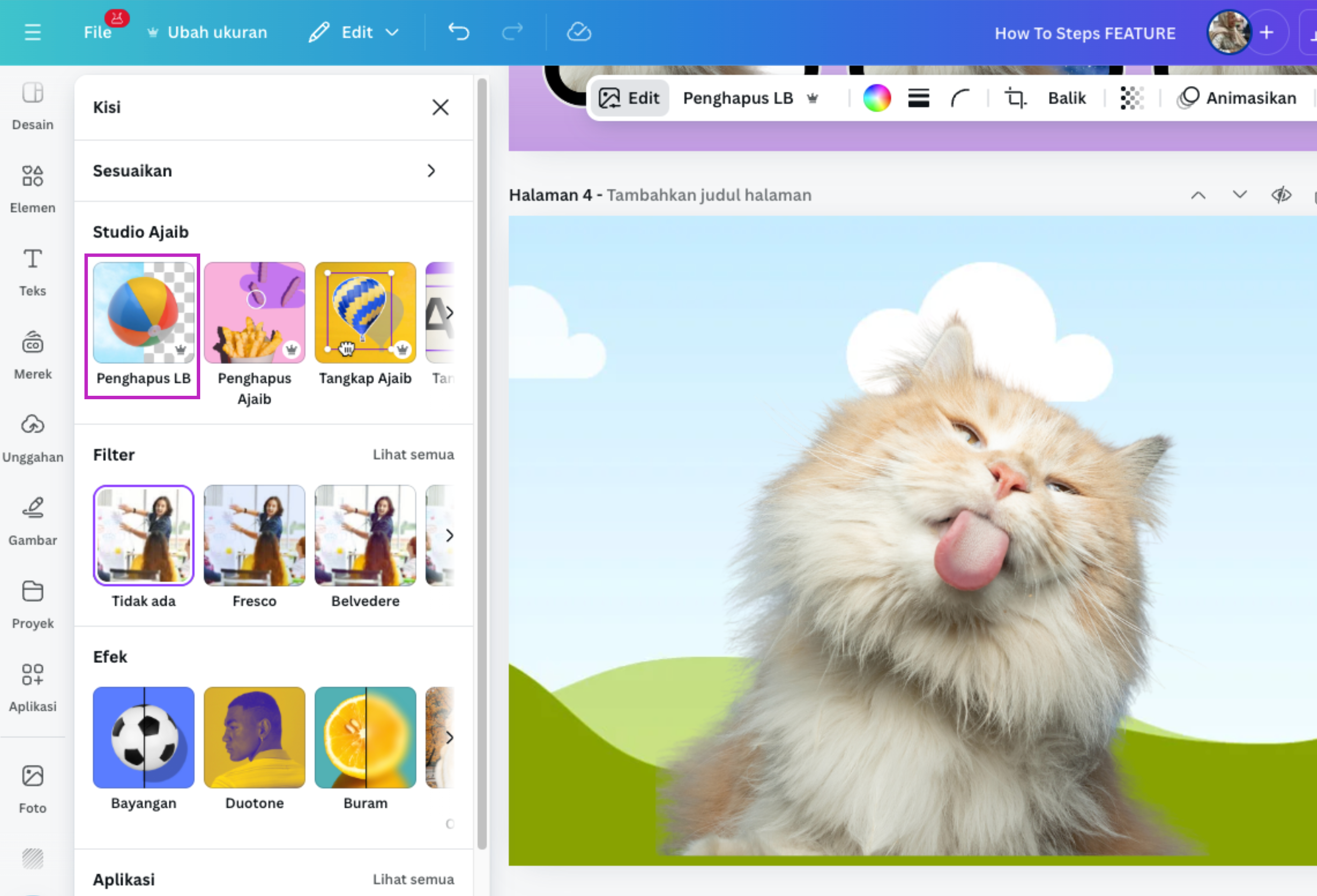 AI Hapus Background Online | Canva