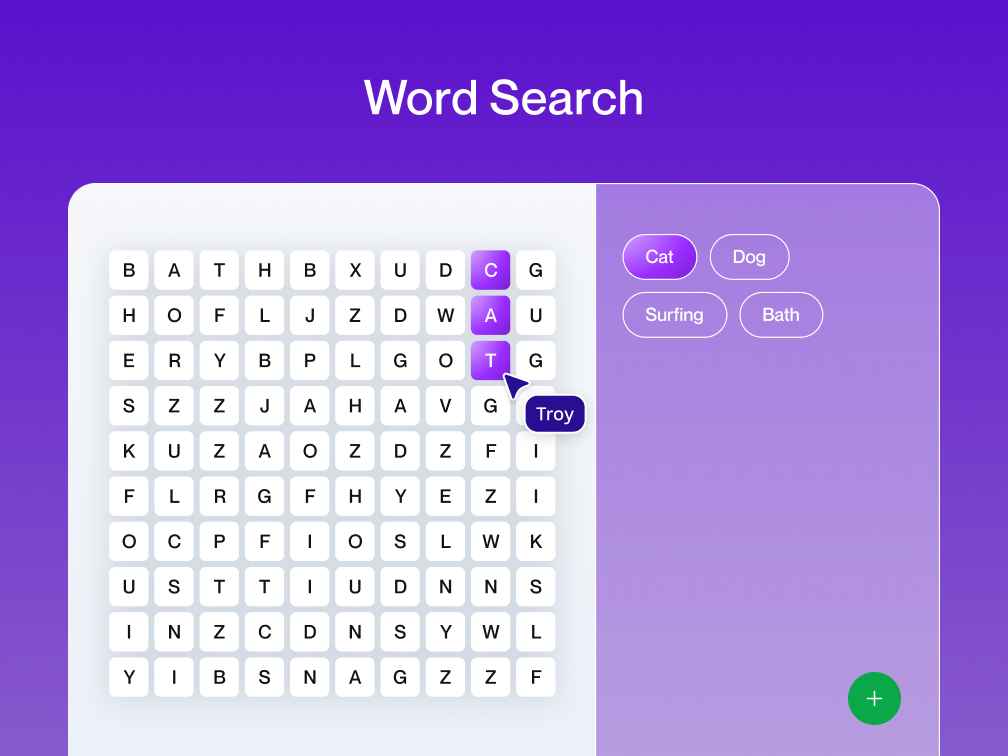 Word Search Maker: Create word searches with AI | Canva Code