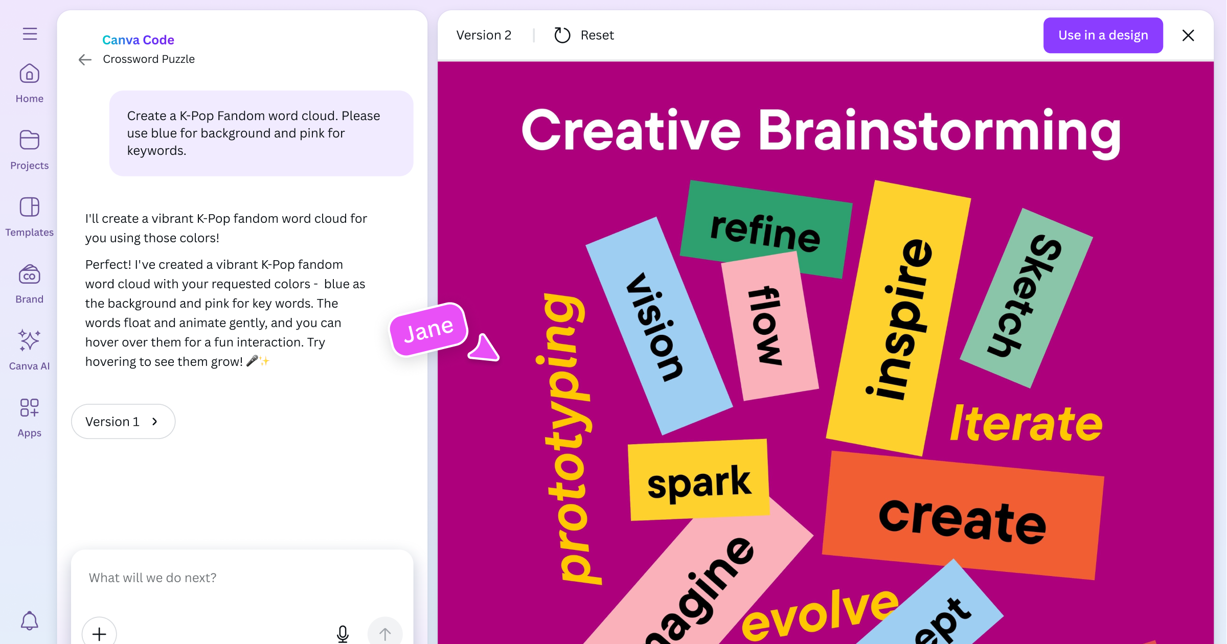 Word Cloud Generator: Create word clouds with AI | Canva Code