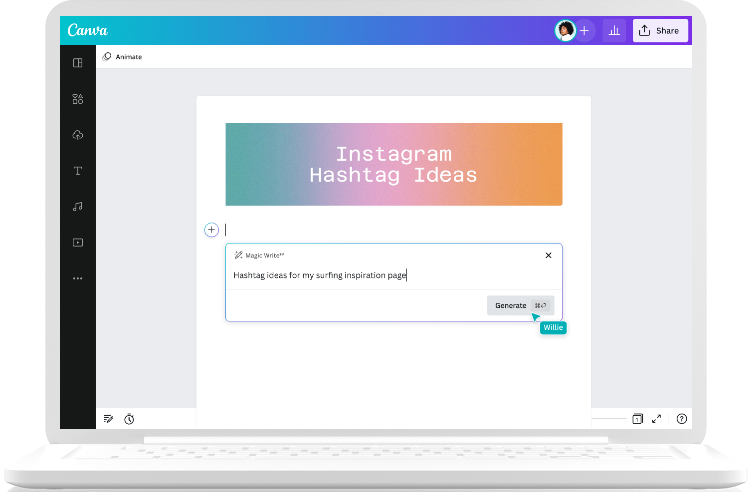 Tạo Hashtag Instagram hot, Thu hút | Công Cụ Miễn Phí Của Canva