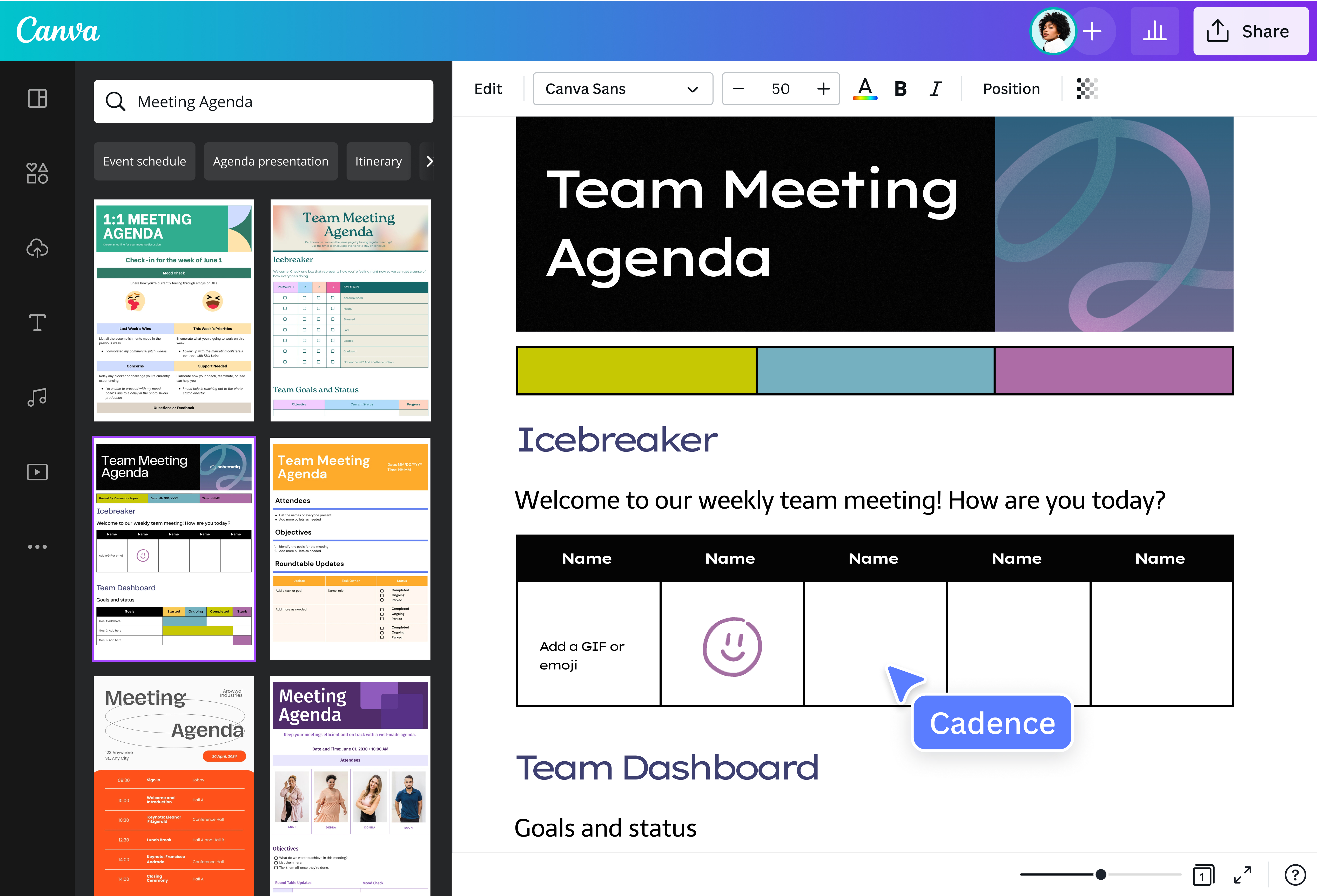How to Write a Meeting Agenda (Examples and Tips) | Canva