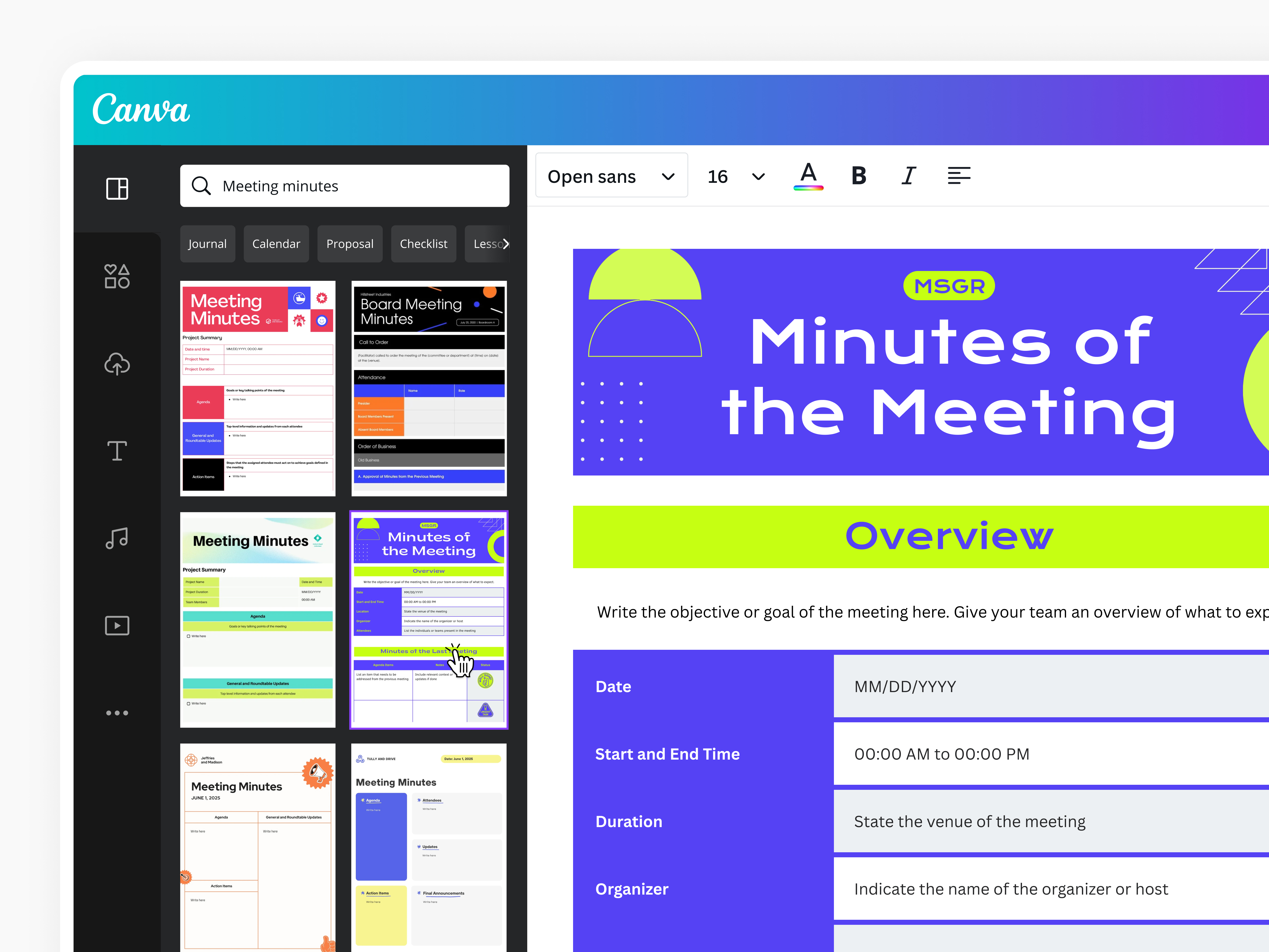 Cara Membuat Notulen Rapat (dengan Template & Tips) | Canva