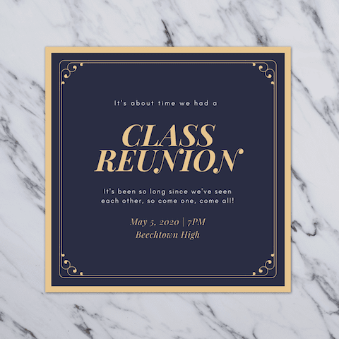40+ Class Reunion Ideas - Canva