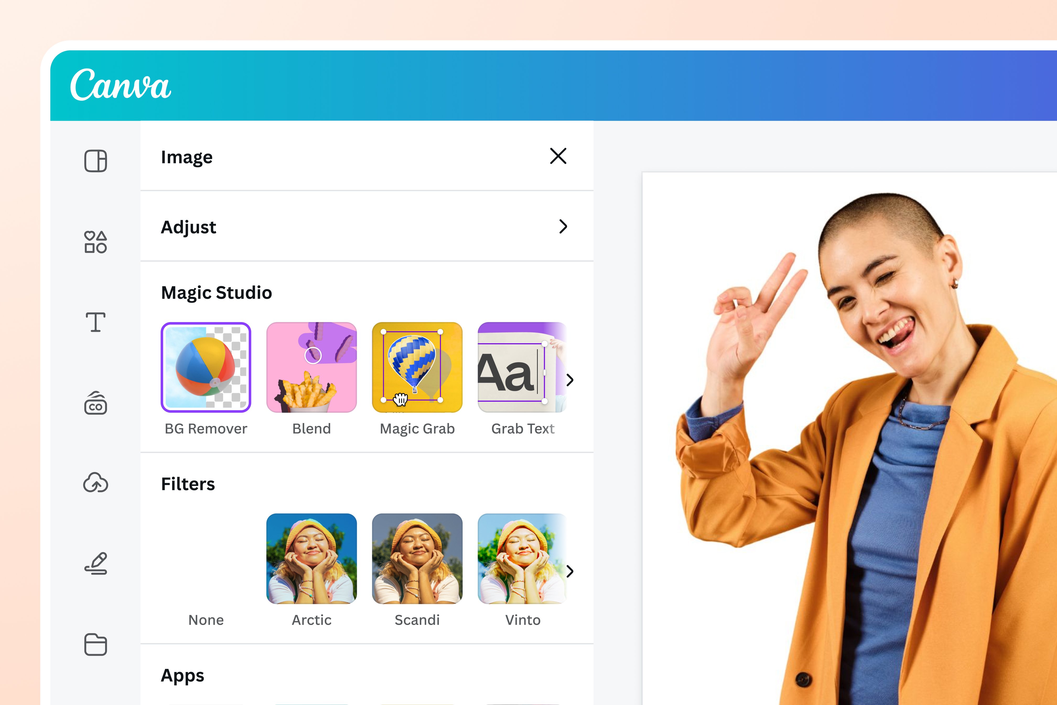 Add white background to photo online | Canva