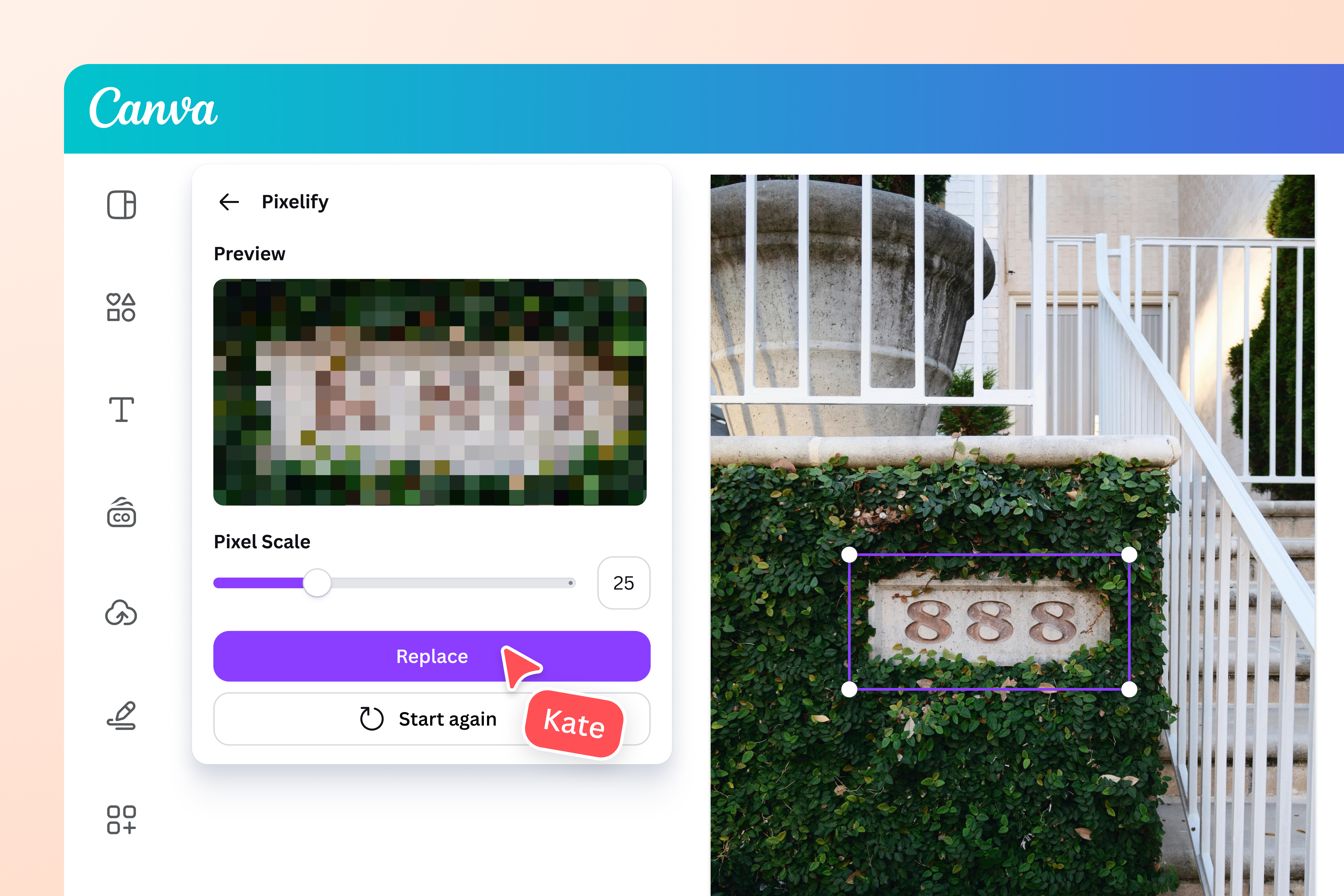 Pixelate image online for free | Canva