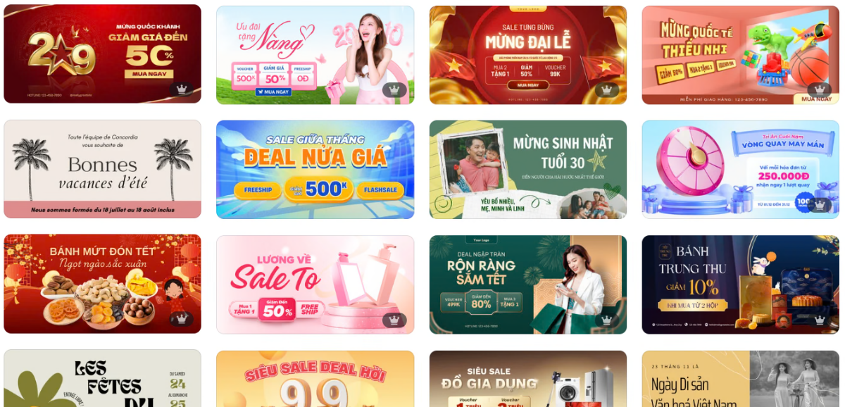 Thiết Kế Banner Online Miễn Phí & Đẹp Mắt | Canva