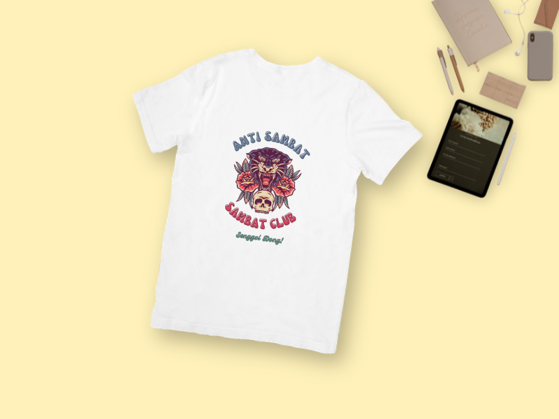 Desain Kaos Custom Gratis | Template & Mockup Kaos di Canva