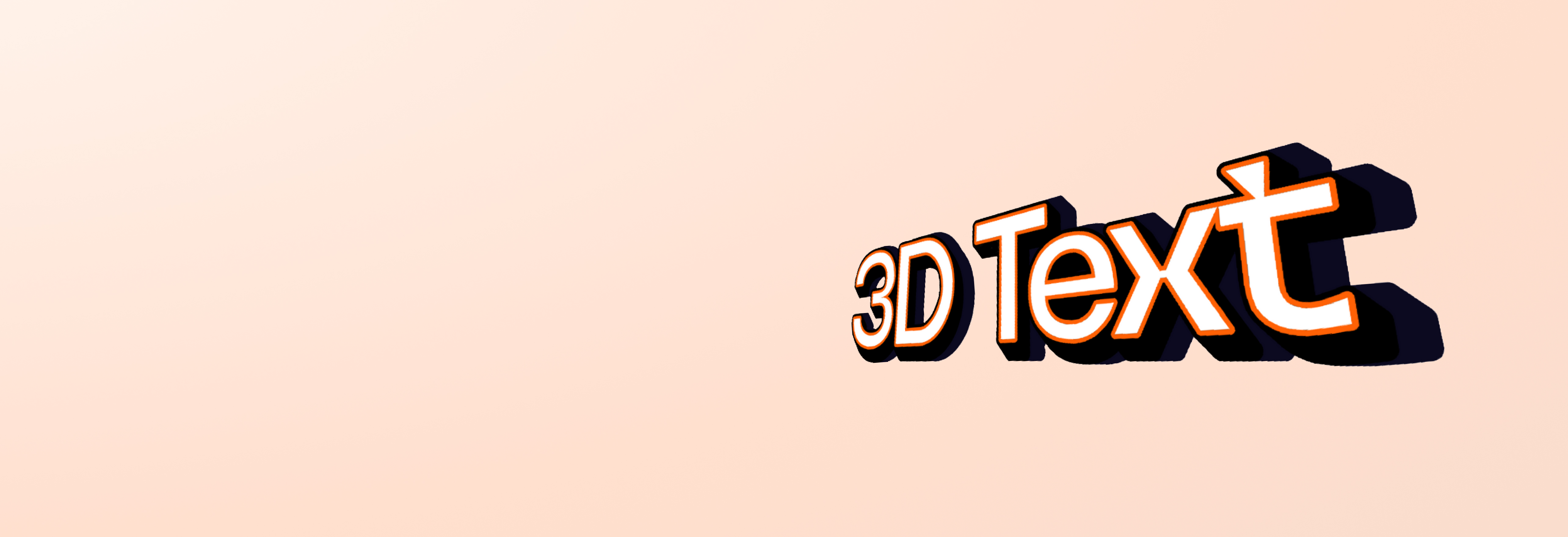 Generador de texto 3D gratis | Crea letras 3D en línea