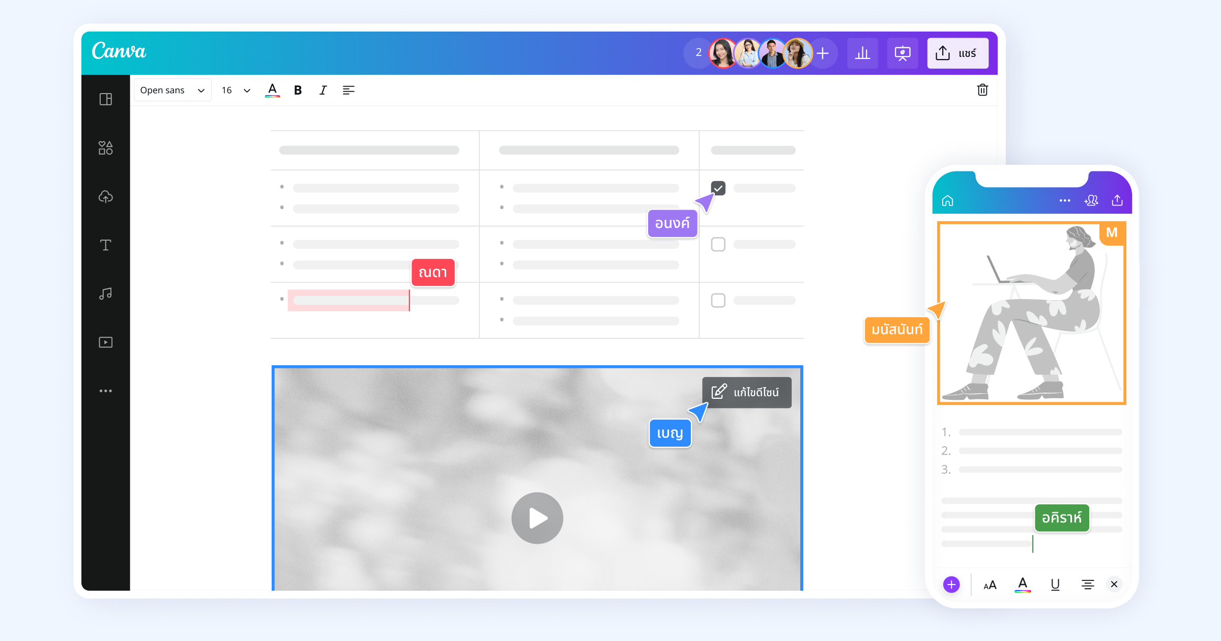 Canva Docs - เครื่องมือแก้ไขและทำเอกสารออนไลน์ที่ฟรีและใช้งานง่าย