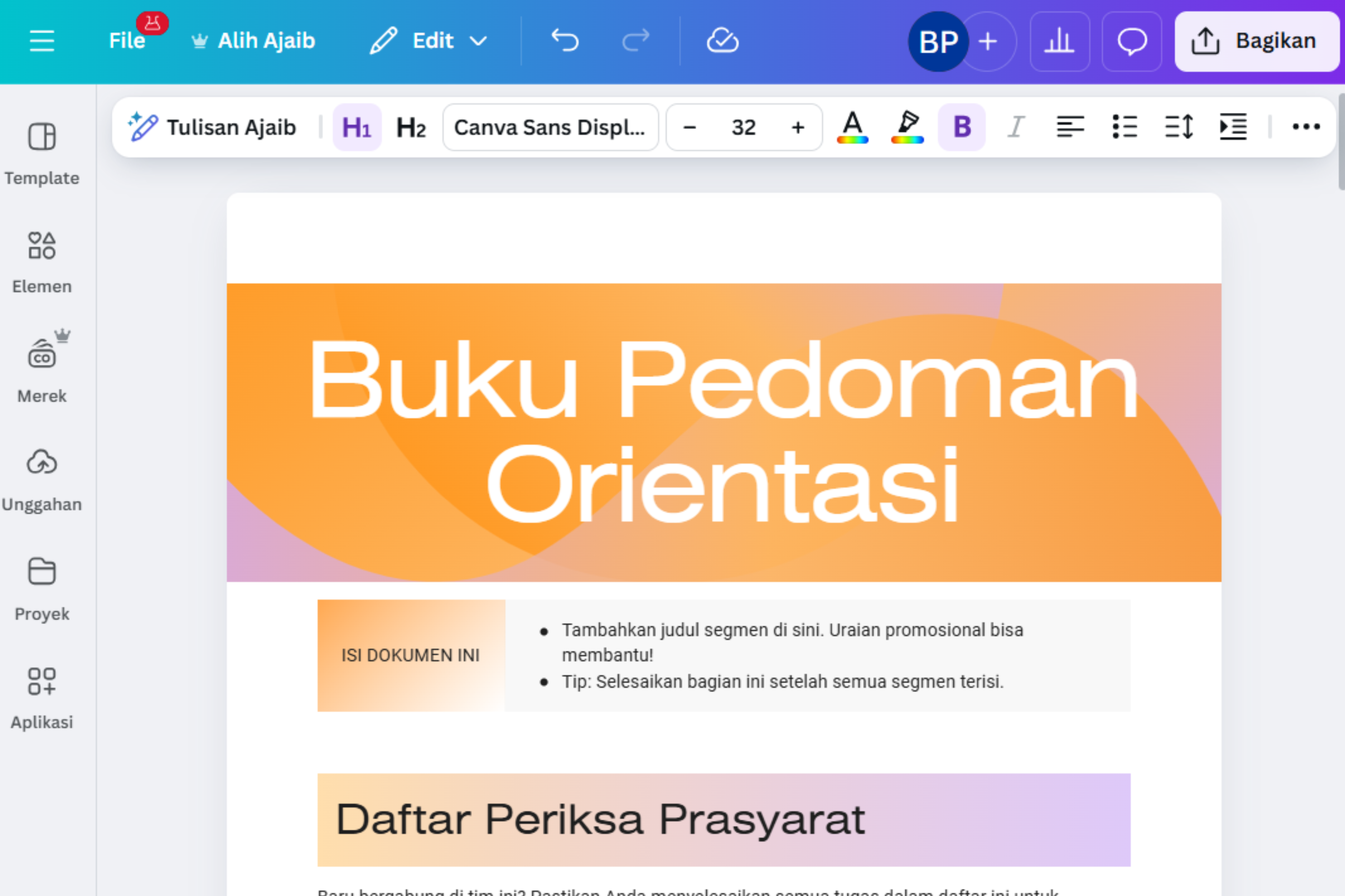 Ubah PDF ke Word Online | Canva