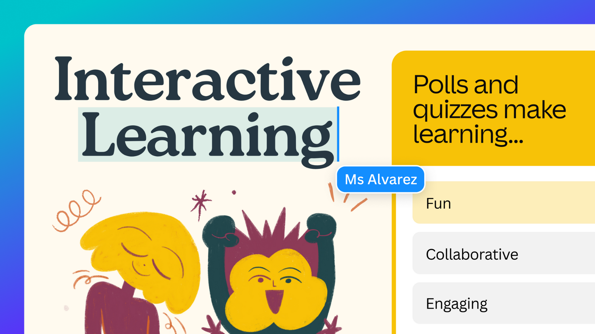 Reimagine learning with Canva’s new interactive features