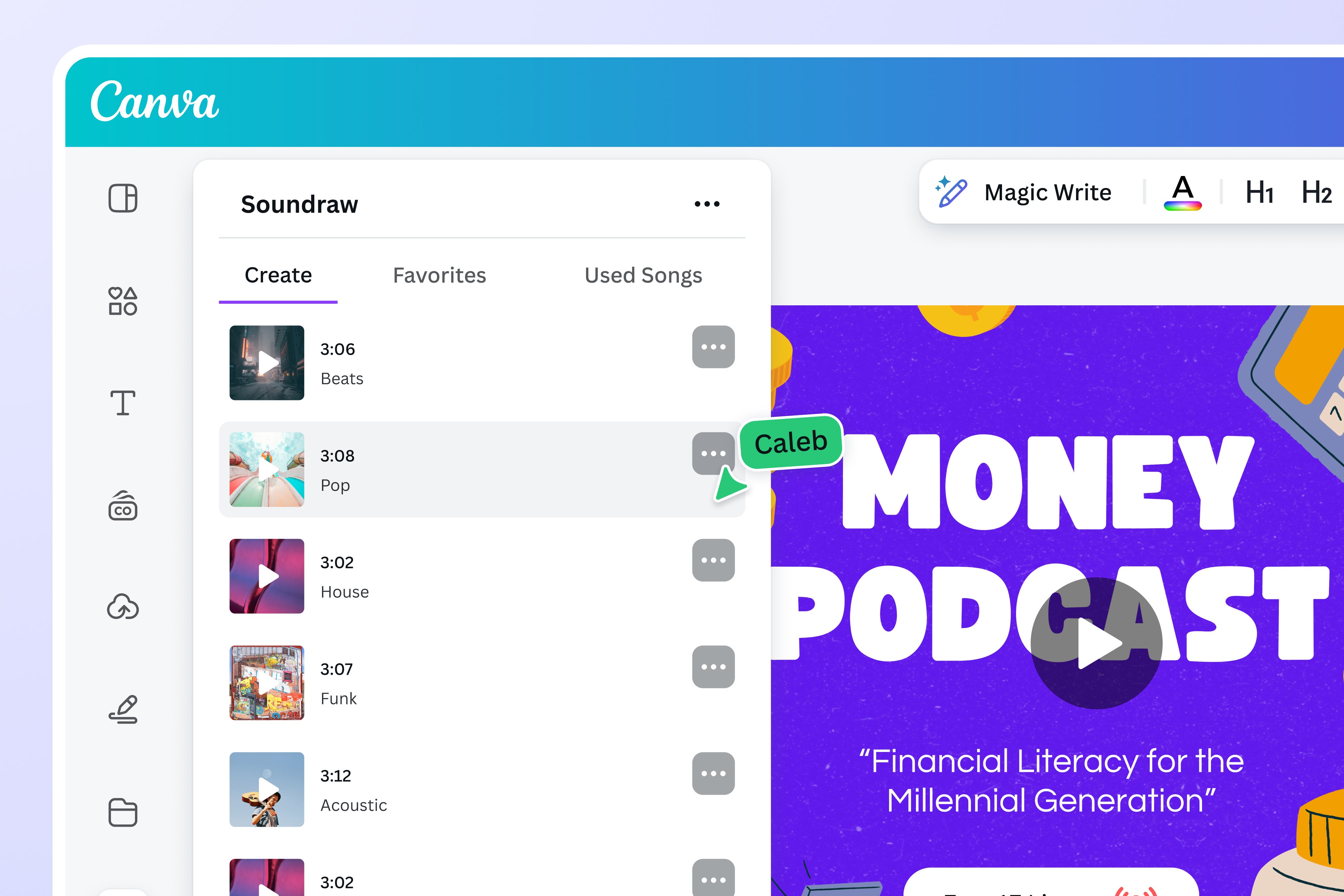 Convertir texto a voz | Canva