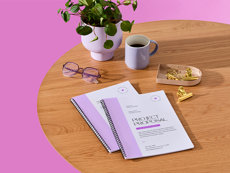 documenten inbinden | op maat afdrukken en inbinden | Canva